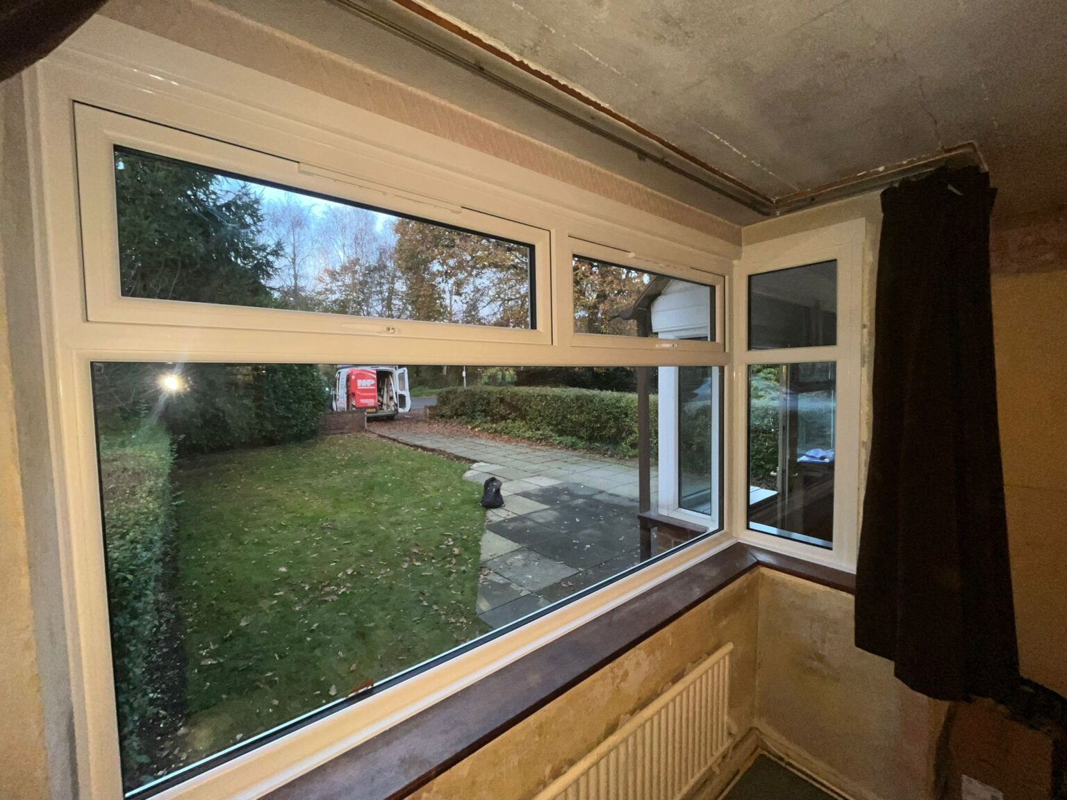 A Stunning Transformation: Chartwell Green on White Composite Door ...